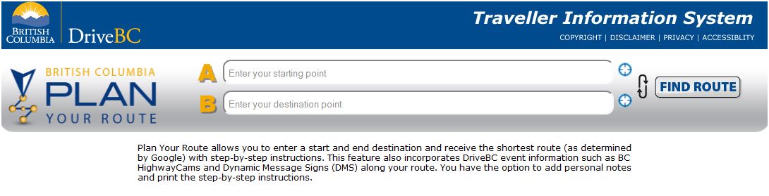 Plan Your Route with DriveBC: The Best Kind of Road Trip Buddy | TranBC