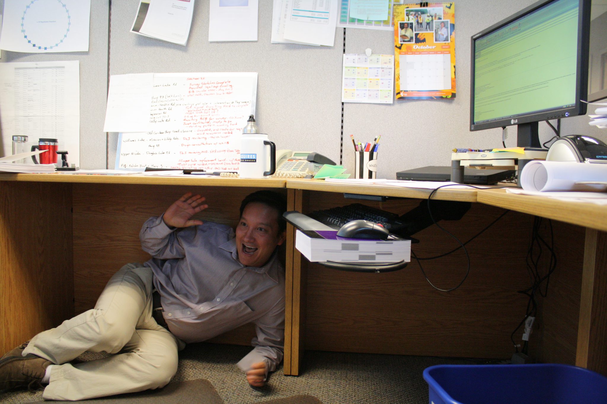 It's ShakeOut Time: What's Under Your Desk? | TranBC