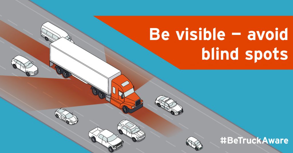 Top 3 Ways to Be Truck Aware | TranBC