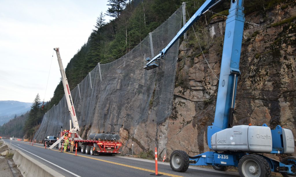 Innovative Netting System Improves Safety at Three Valley Gap | TranBC