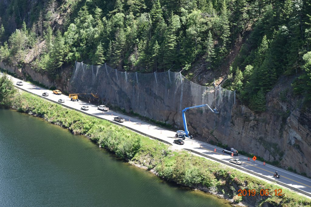 Innovative Netting System Improves Safety at Three Valley Gap | TranBC