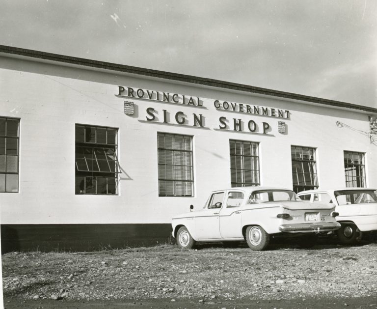 A Look Back at the Provincial Sign Shop | TranBC
