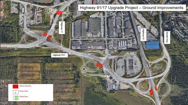 Steps to a Strong Foundation for the Highway 91/17 Project | TranBC